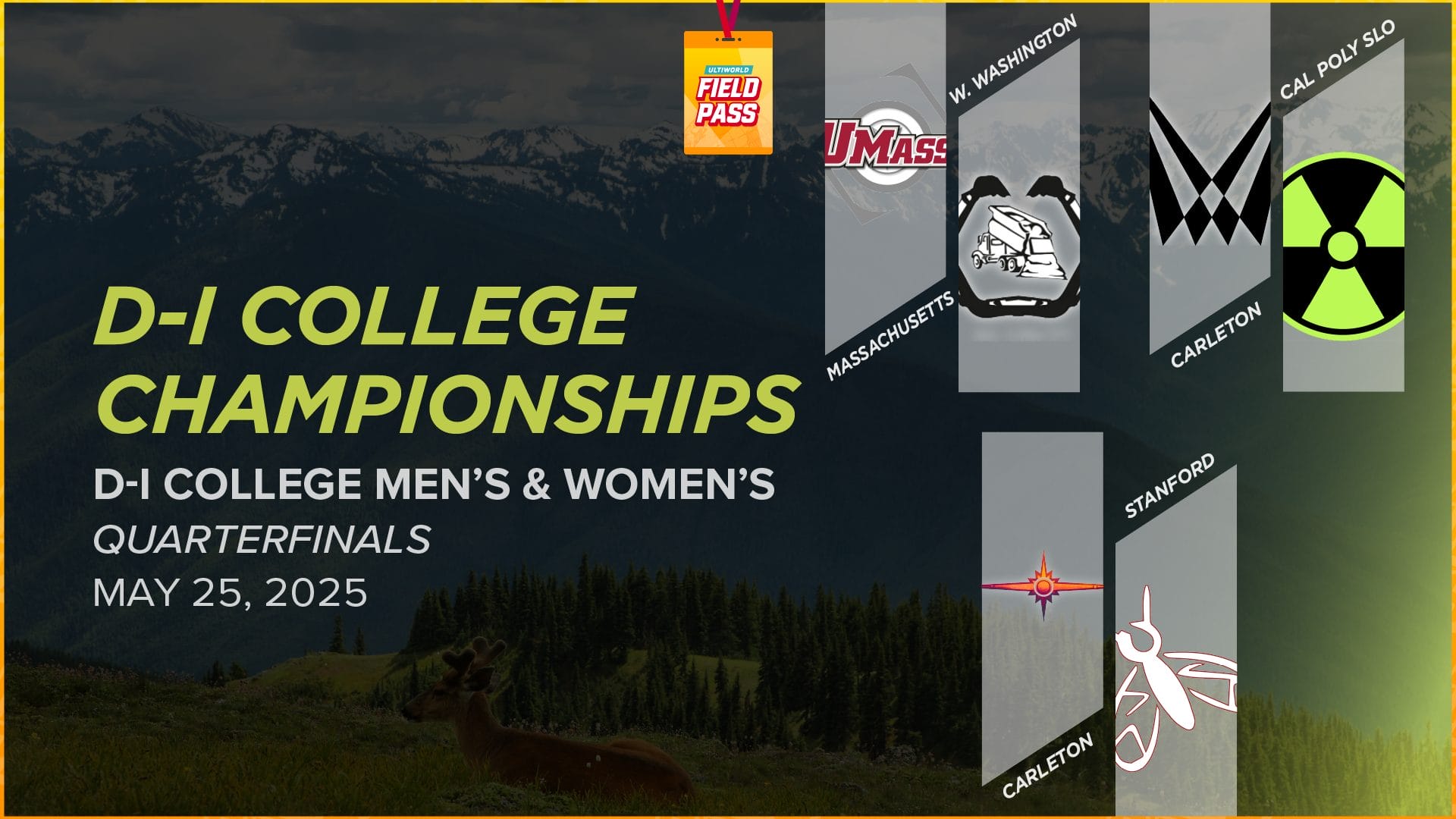 Field Pass Quarterfinals Round 2 - 2025 D-I College Championships ...