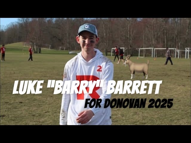 SUNY Cortland's Luke Barrett for Donovan 2025 - Livewire - Ultiworld