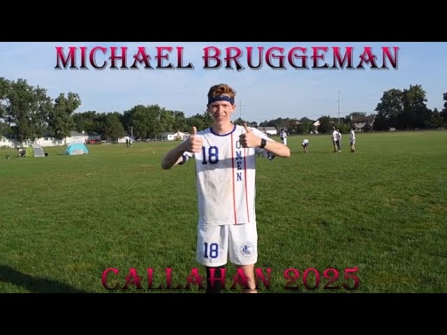 Cincinnati's Michael Bruggeman for Callahan 2025 - Livewire - Ultiworld