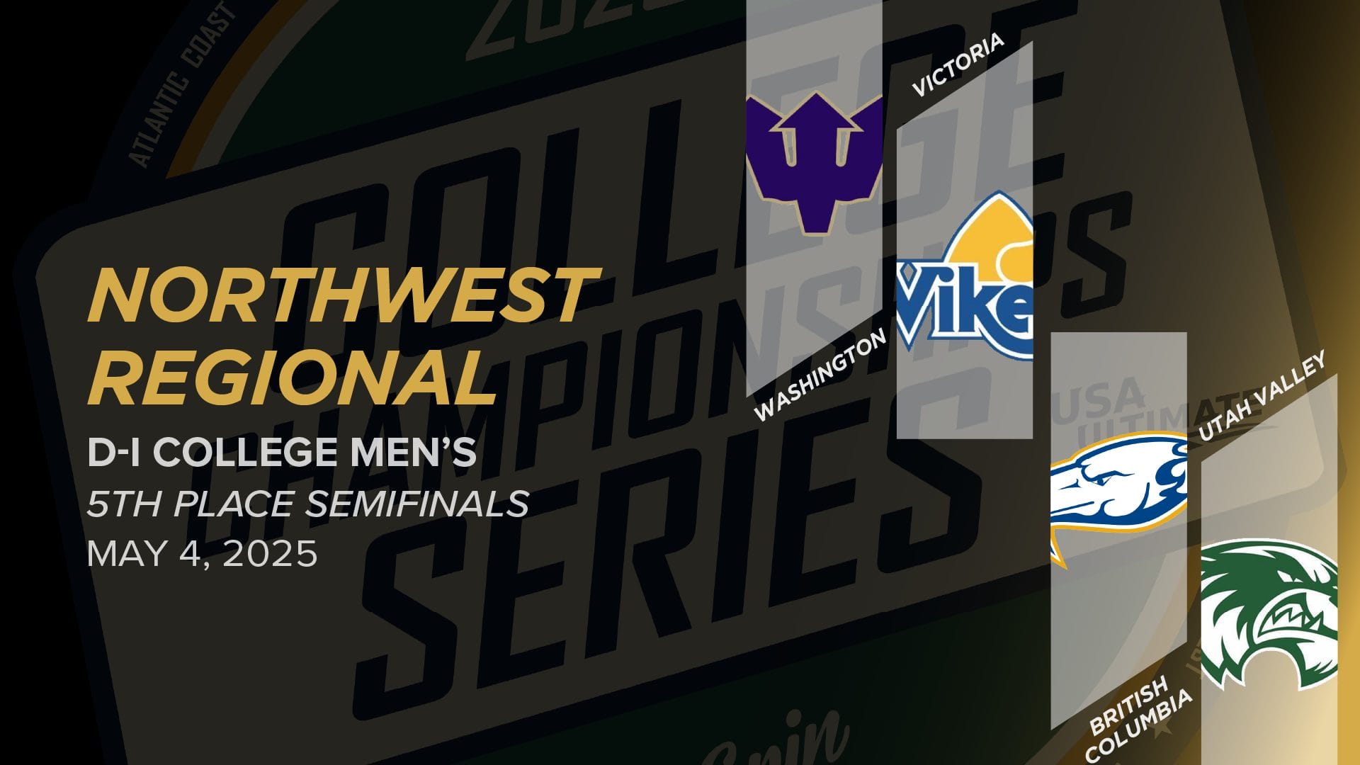 Northwest Men's Round 2: Washington vs. Victoria/British Columbia vs ...