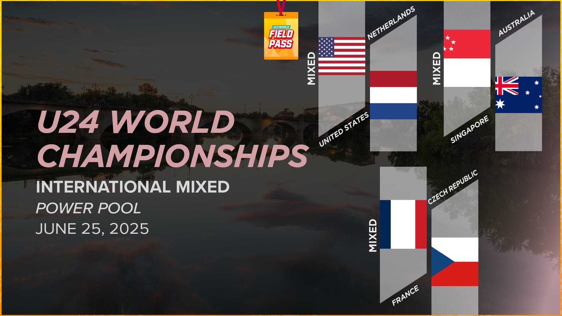 Field Pass Wednesday Round 4 - 2025 Under-24 World Championships (U24 ...