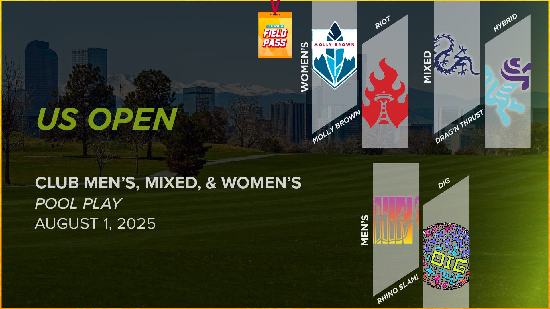 Field Pass Pool Play Round 2 - 2025 US Open - Ultiworld