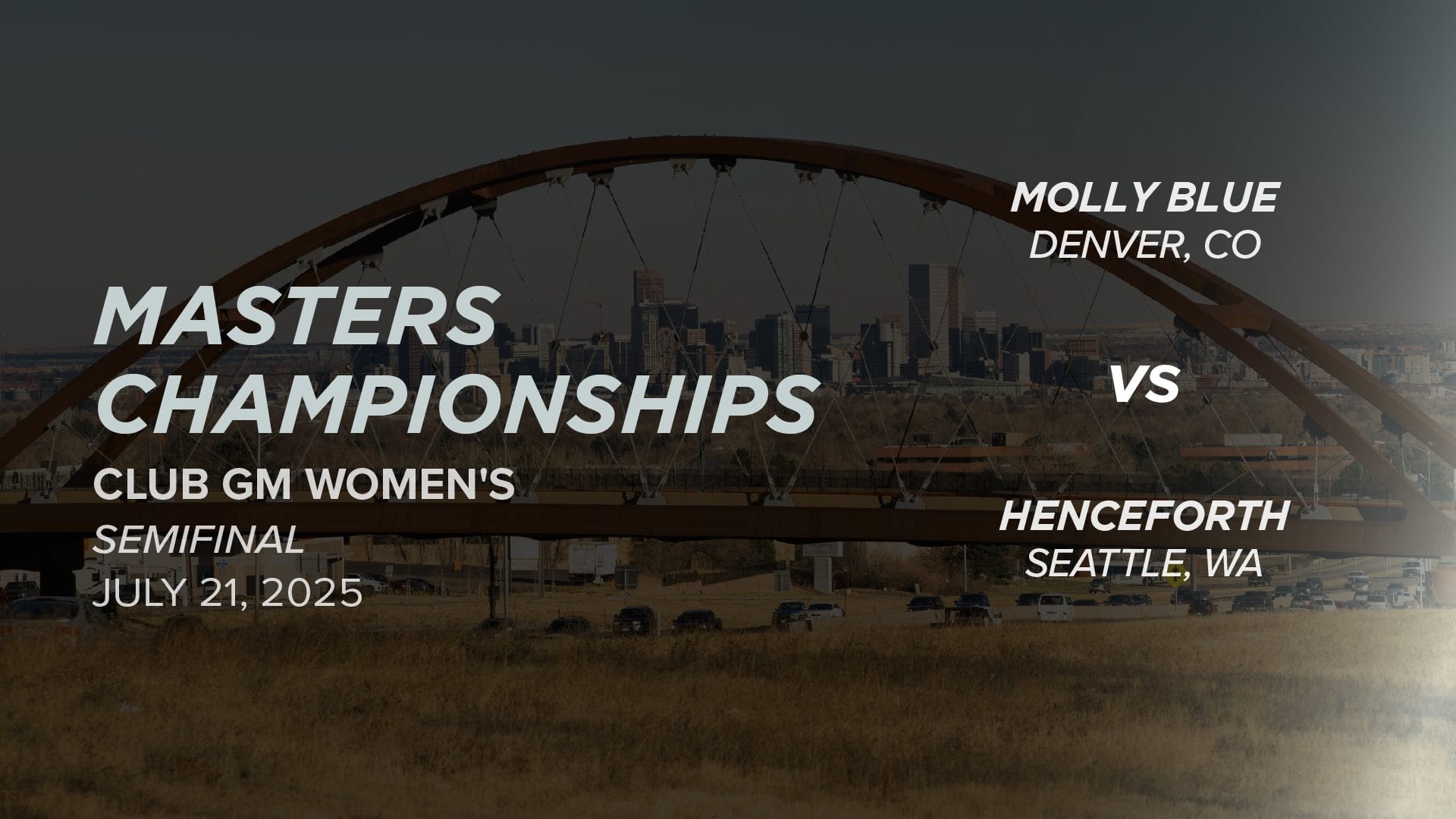 Molly Blue vs. Henceforth (Grand Masters Women's Semifinal) - 2025 ...