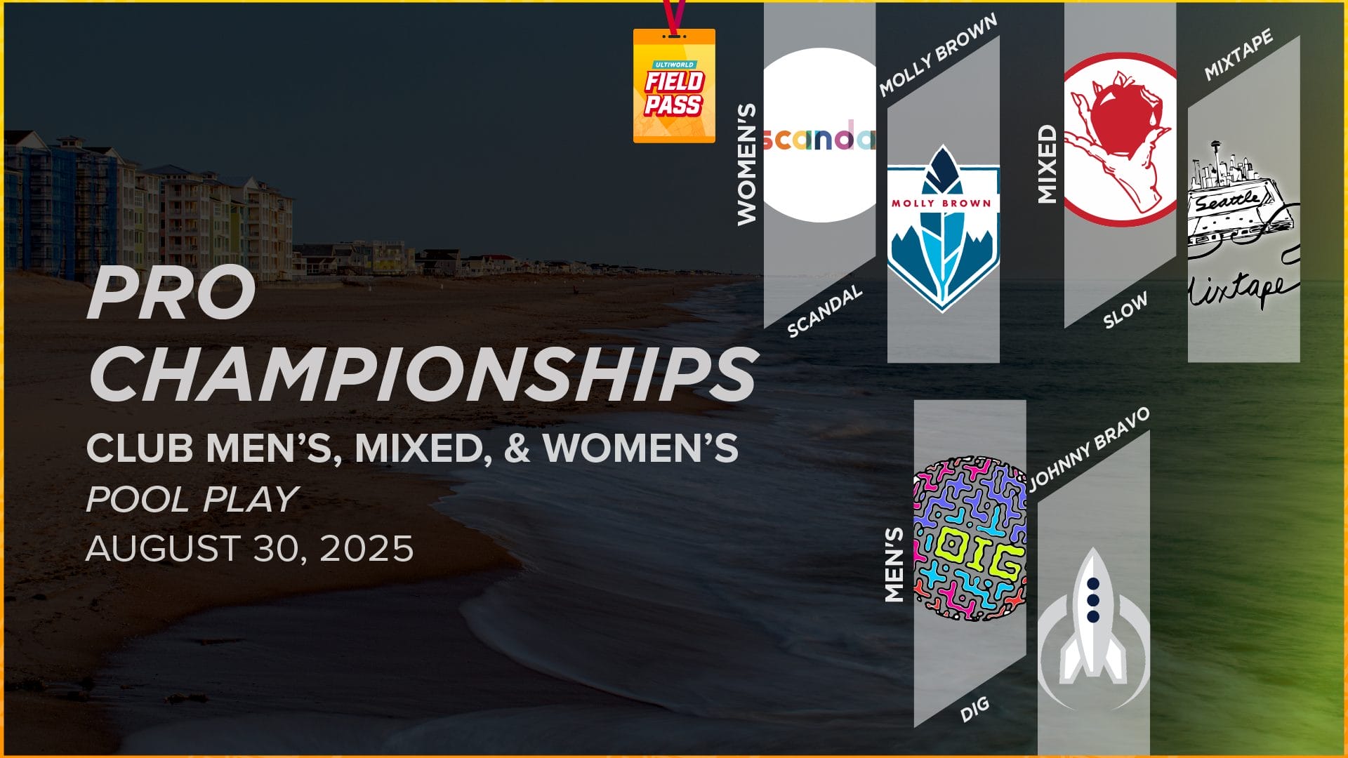 Field Pass Pool Play Round 1 - 2025 Pro Championships - Ultiworld