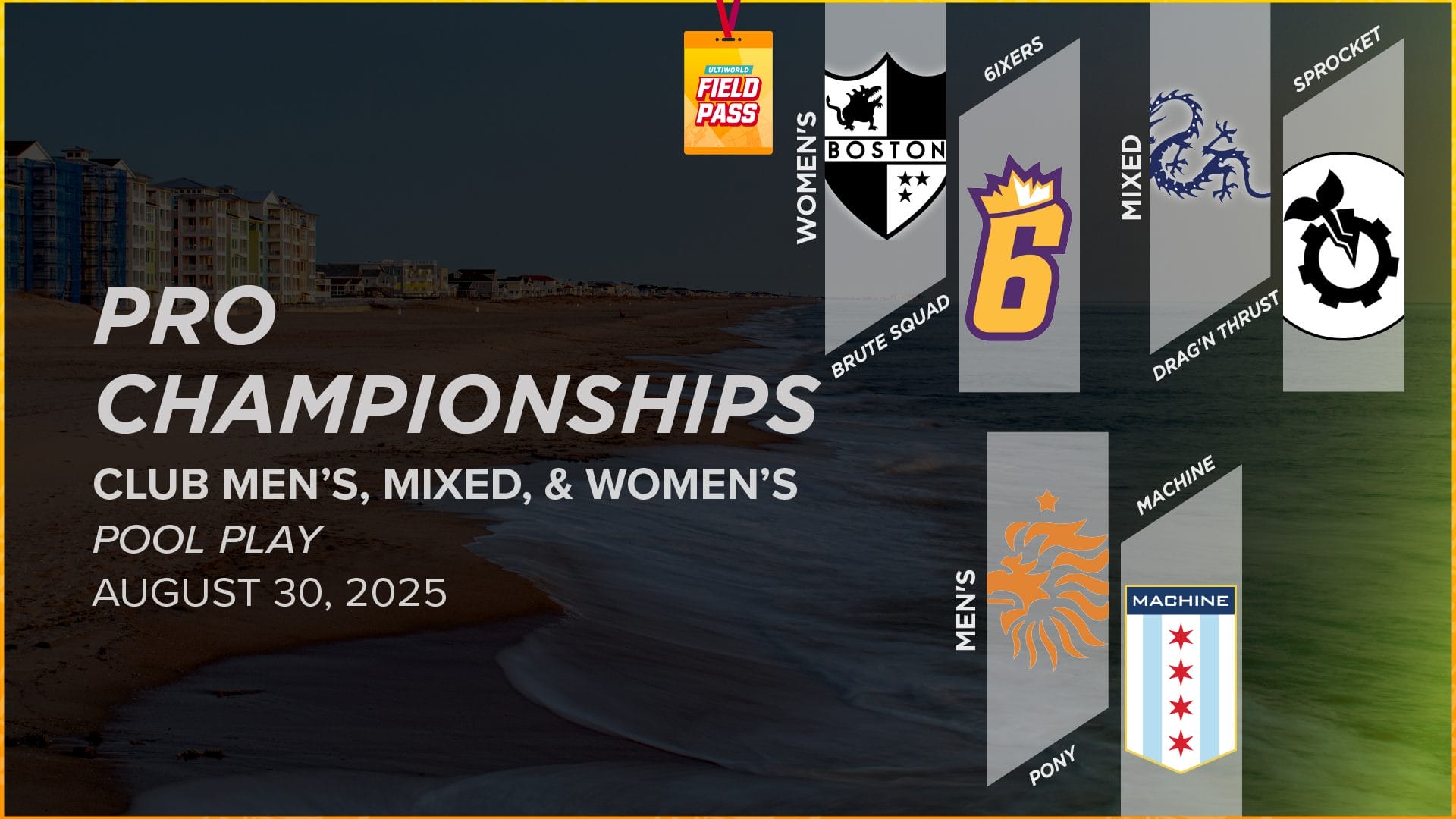 Field Pass Pool Play Round 3 - 2025 Pro Championships - Ultiworld