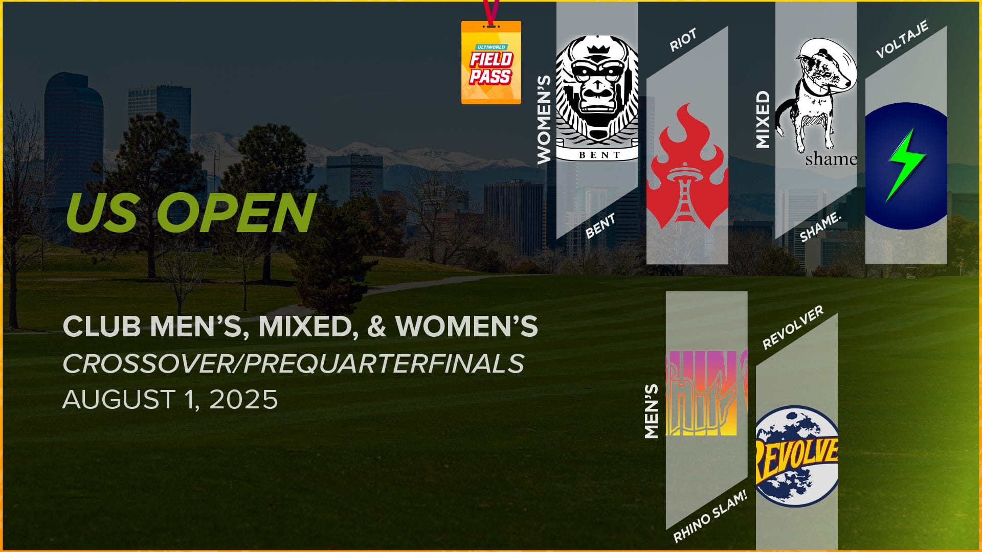 Field Pass Crossover/Prequarterfinals Round - 2025 US Open - Ultiworld