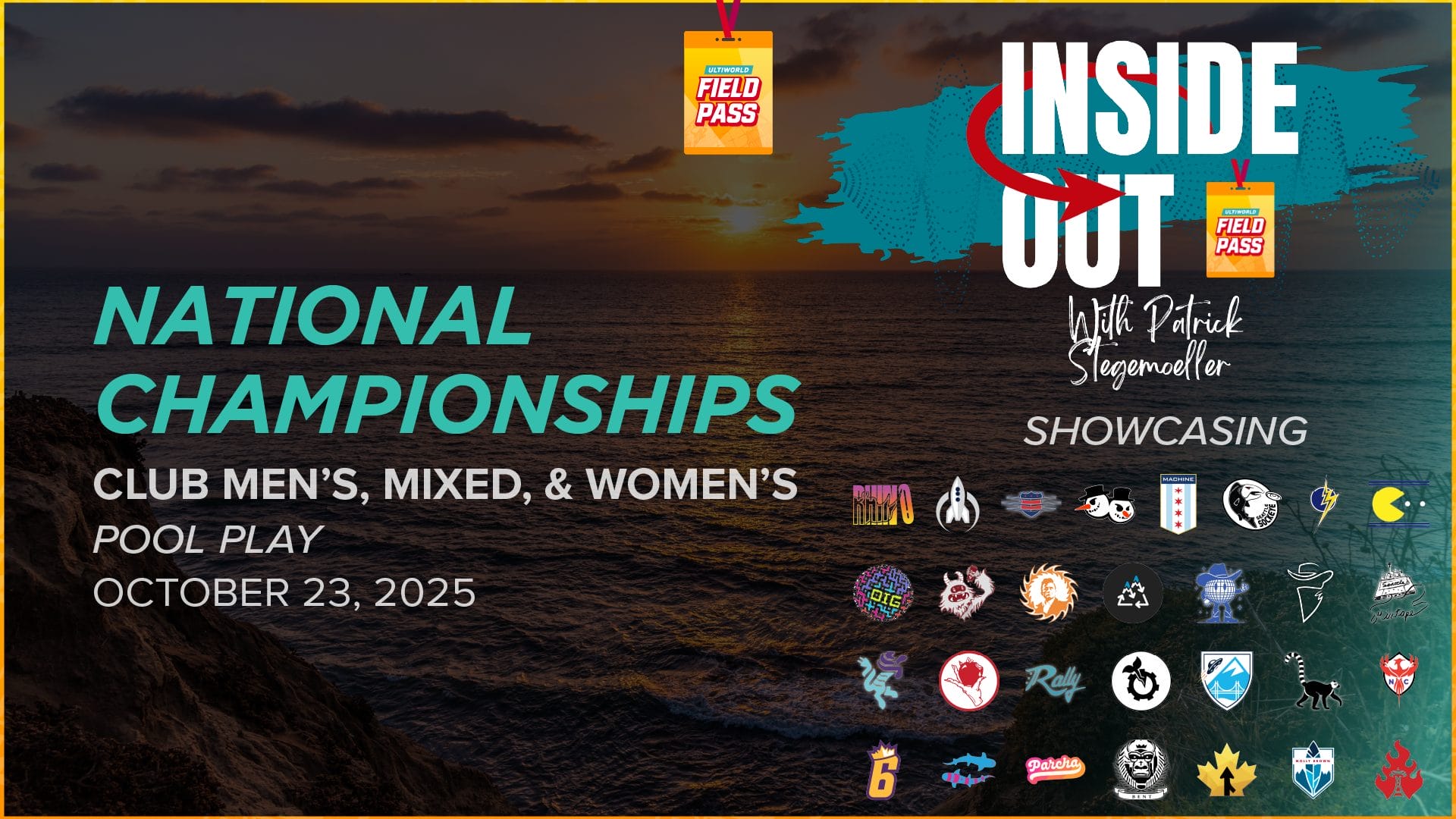 Field Pass & Inside Out Day 1 - 2025 National Championships - Ultiworld