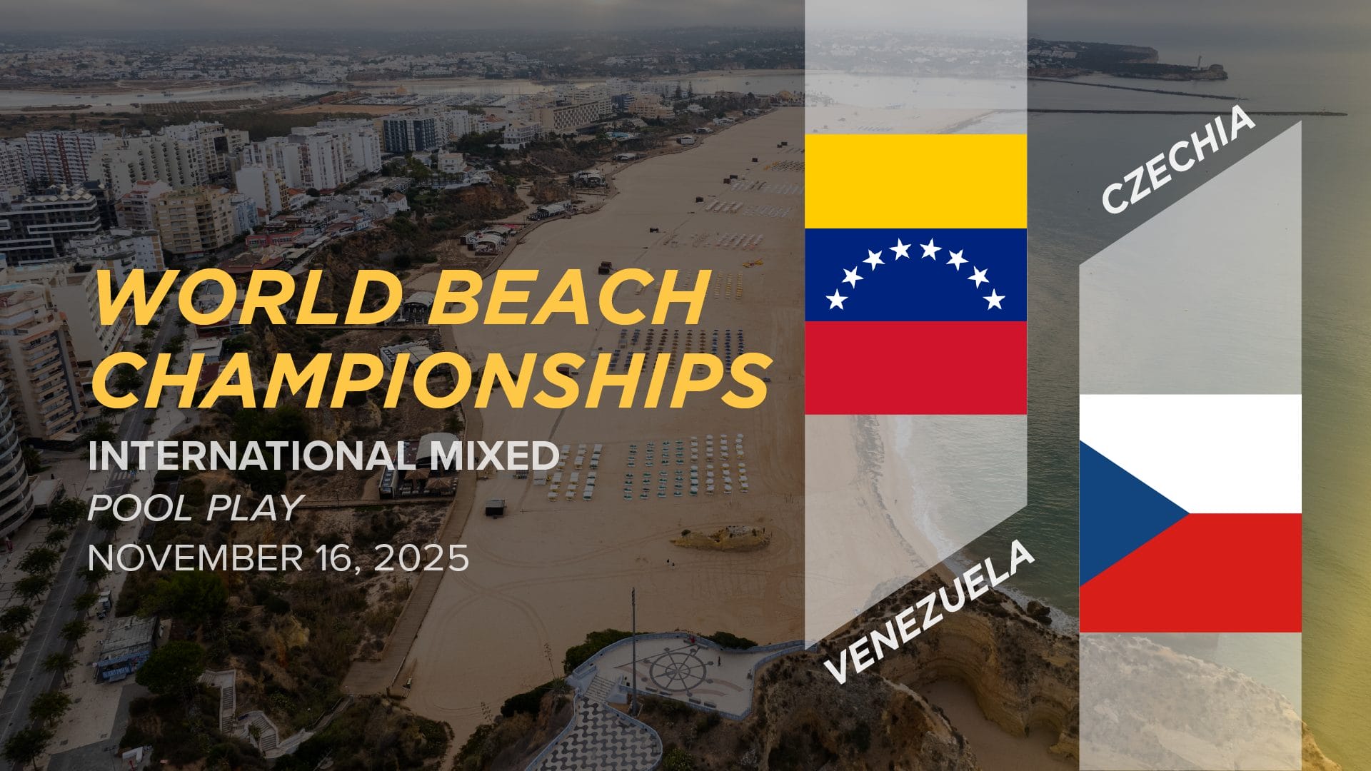 [Showcase] Venezuela vs. Czechia (Mixed Pool Play) - 2025 World Beach ...