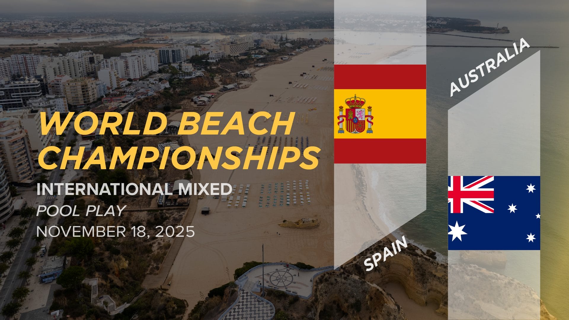 [Showcase] Spain vs. Australia (Mixed Pool Play) - 2025 World Beach ...