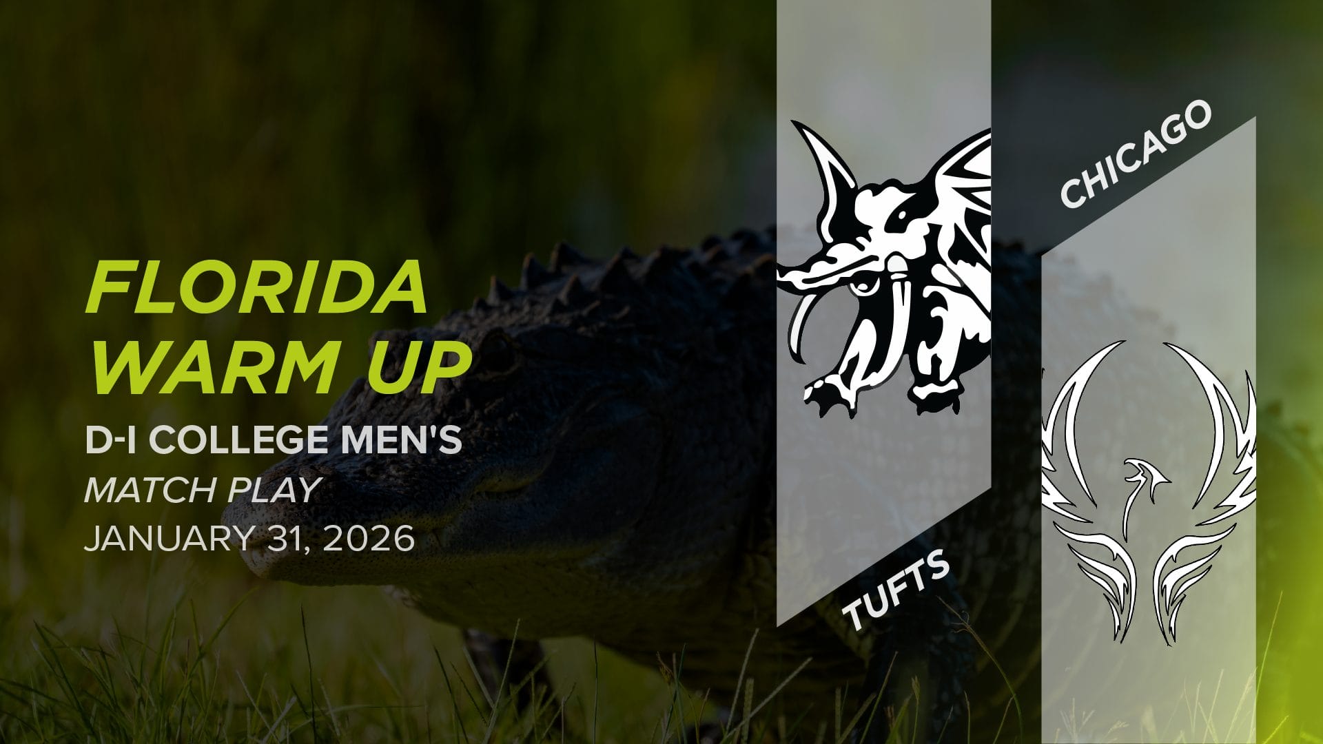 Tufts vs. Chicago (Men's Match Play) - Florida Warm Up 2026 (D-I Men's ...