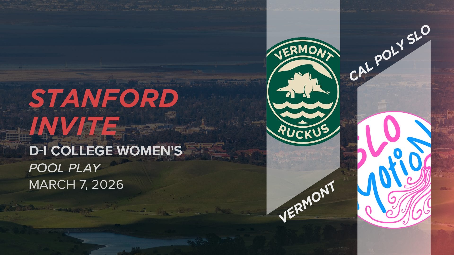 Vermont vs. Cal Poly SLO (Women's Pool Play) - Stanford Invite (Women’s ...