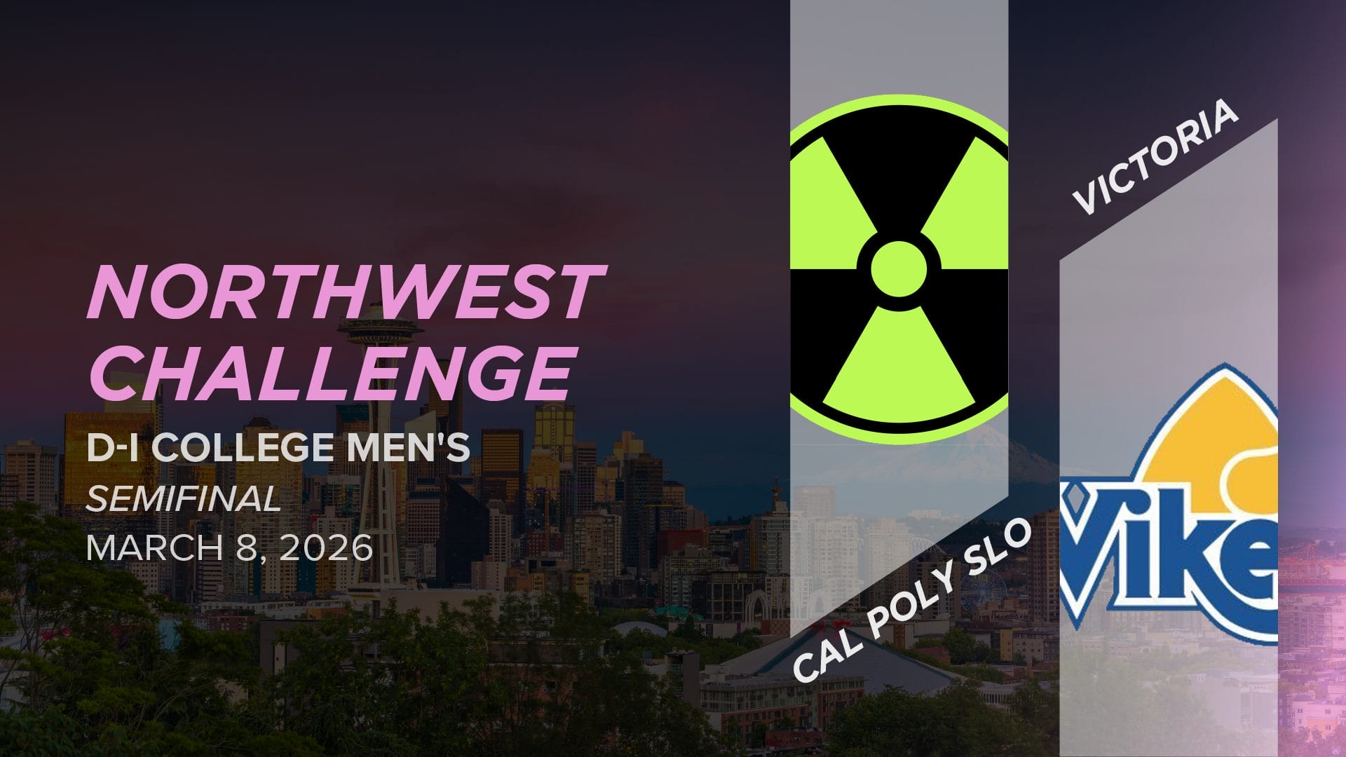 Cal Poly SLO vs. Victoria (Men's Semifinal) - Northwest Challenge (Men ...