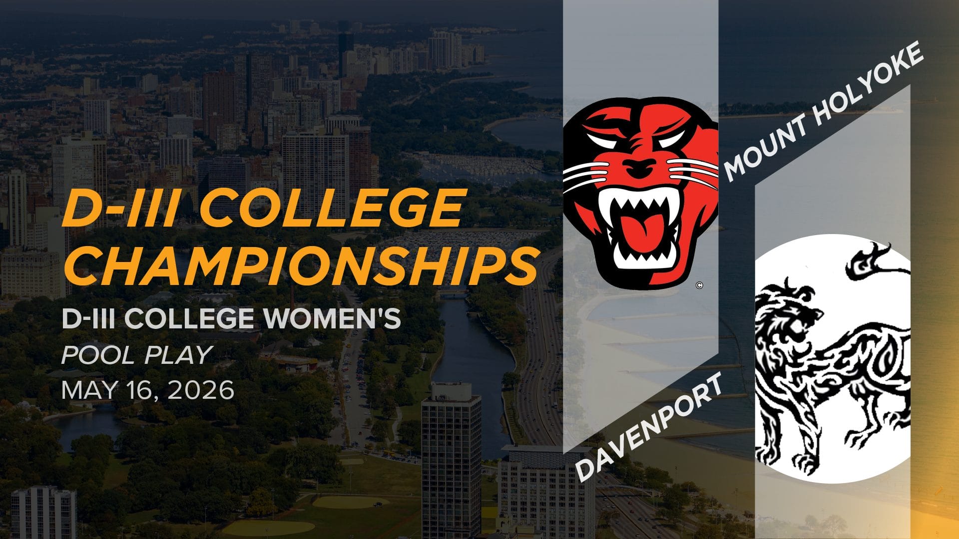 [All-Access] Davenport vs. Mount Holyoke (Women's Pool Play) - D-III ...