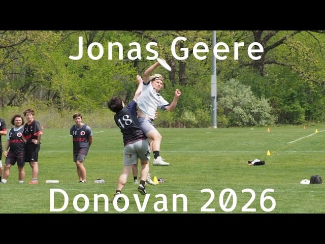 St. Olaf's Jonas Geere for Donovan 2026 - Livewire - Ultiworld